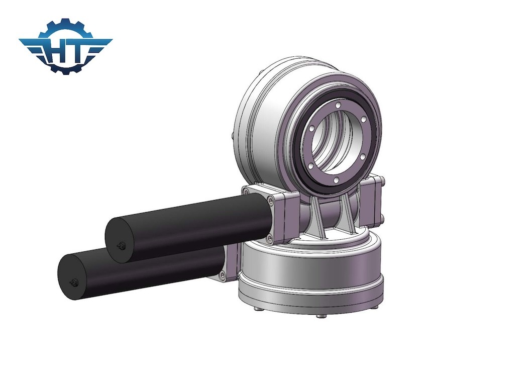 หมุนสองแกน ดวงอาทิตย์ Tracker Slew Drive กลับยึดทอร์ค 1800-89000Nm ด้วย ...